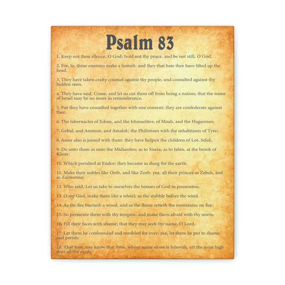Express Your Love Gifts | Art | Scripture Sign Psalm 83 Chapter Gold ...